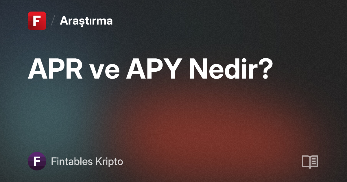 APR ve APY Nedir?
