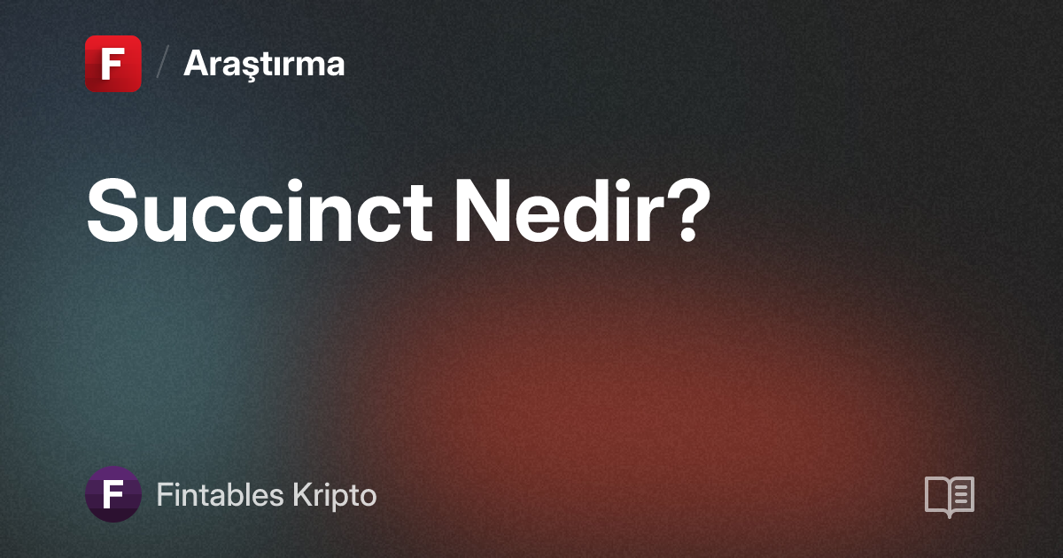 Succinct Nedir?