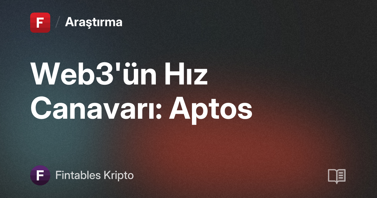 Web3'ün Hız Canavarı: Aptos