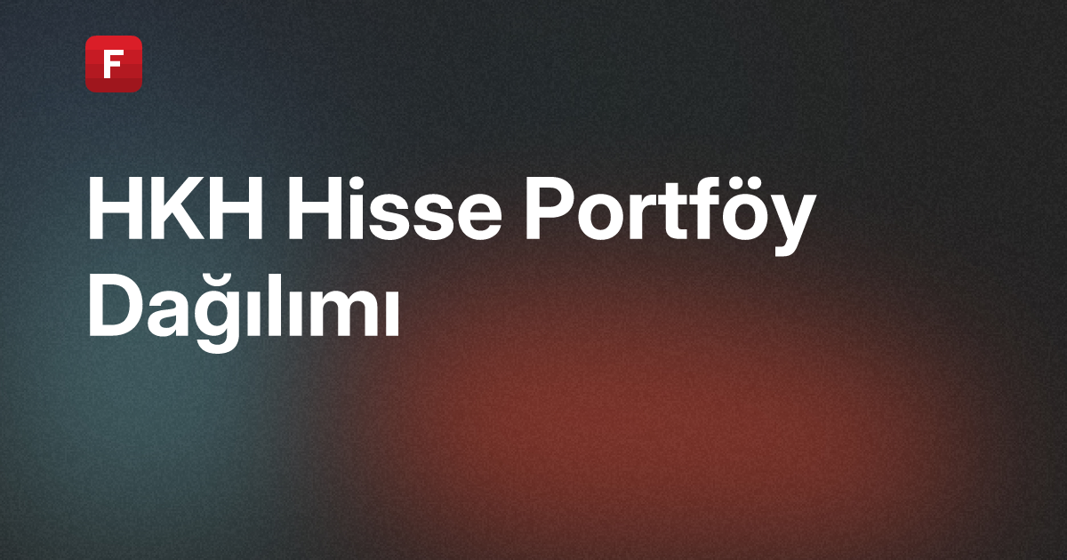 HEDEF PORTFÖY KATILIM HİSSE SENEDİ (TL) FONU (HİSSE SENEDİ YOĞUN FON) (HKH) Hisse Portföyü