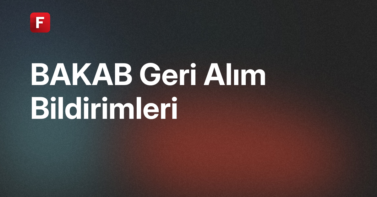 Bak Ambalaj Sanayi ve Ticaret A.Ş. (BAKAB) Geri Alımlar