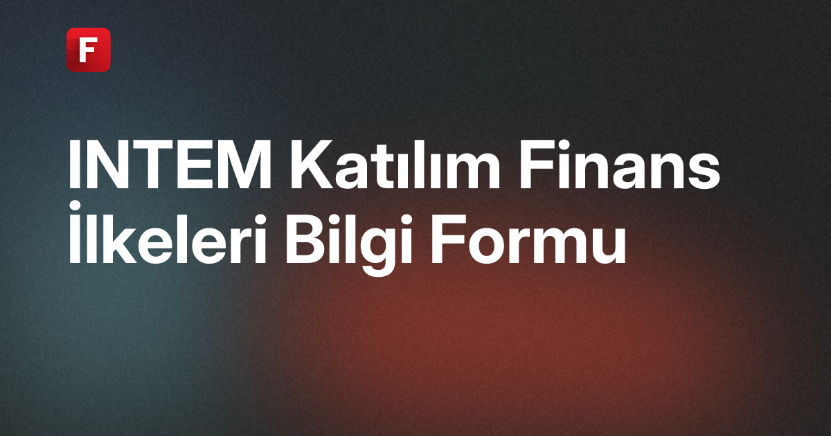 İntema İnşaat ve Tesisat Malzemeleri Yatırım ve Pazarlama A.Ş. (INTEM ...